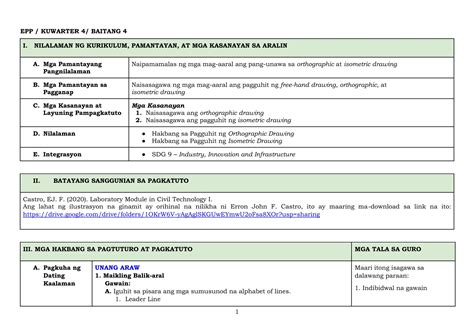 Q4 Le Epp 4 Lesson 4 Week 4 Pdf Epp Modules Pdf
