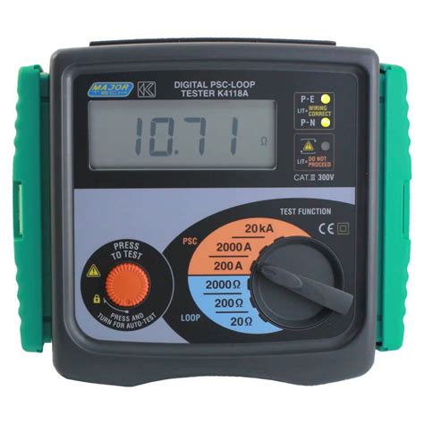 Loop Impedance And Psc Tester Majortech
