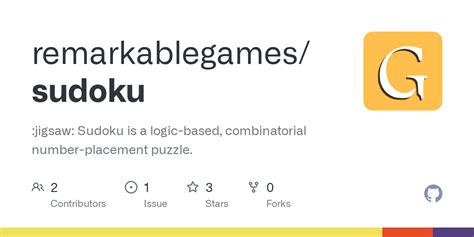 Github Remarkablegamessudoku Jigsaw Sudoku Is A Logic Based