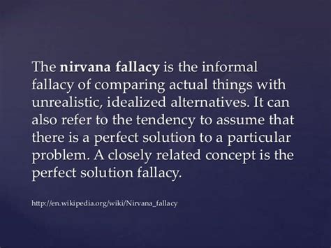 The Developers Nirvana Fallacy