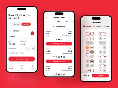 Bus Ticket Booking 🚌 Mobile App By Aleksandr Shchilkin On Dribbble