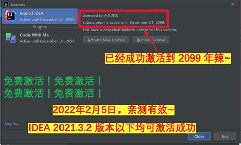 Idea破解永久激活教程idea破解idea激活码分享2023亲测有效！