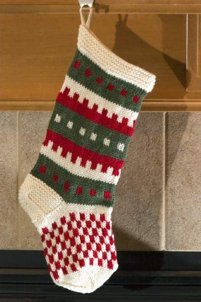 Christmas Stocking Free Knitting Pattern
