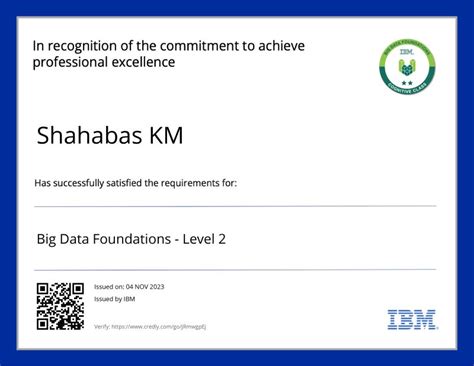 i m happy to share that i ve obtained a new certification big data