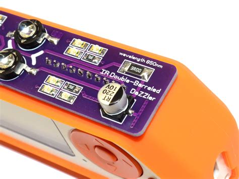 Flipper Zero Double Barreled Ir Led Blaster Dazzler 850nm Iotmug