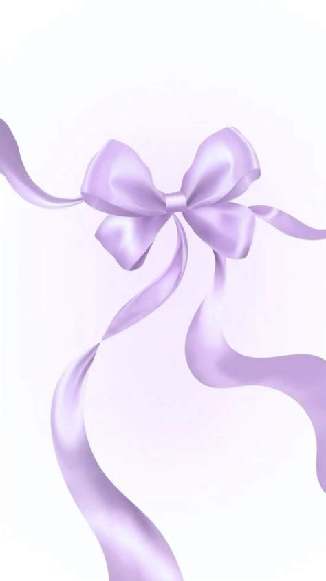 Purple Bow Wallpaper
