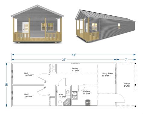 Tiny Home Floor Plan Gallery Robin Sheds