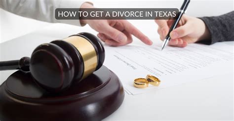 How To Get A Divorce In Texas