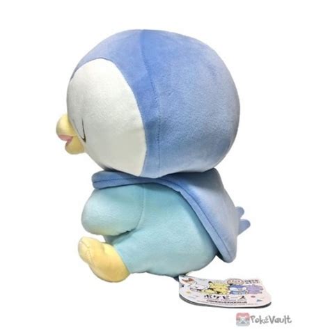 Pokemon 2023 Piplup Sleeping Takara Tomy Poke Peace Large Plush Toy