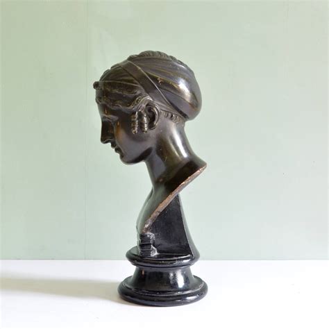 Female Plaster Bust At 1stdibs