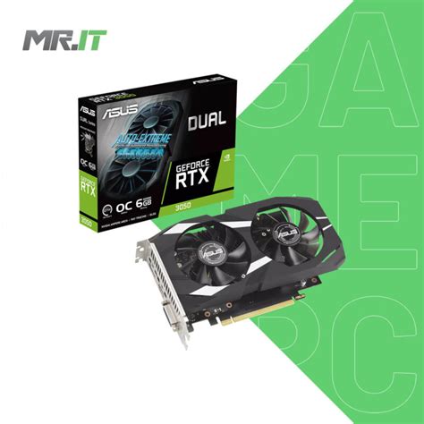 Asus Dual Geforce Rtx 3050 6gb Gddr6 Oc Edition Gpu Mrit Computer