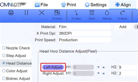 Omnidtf Printhead Alignment Video Knowledge Base