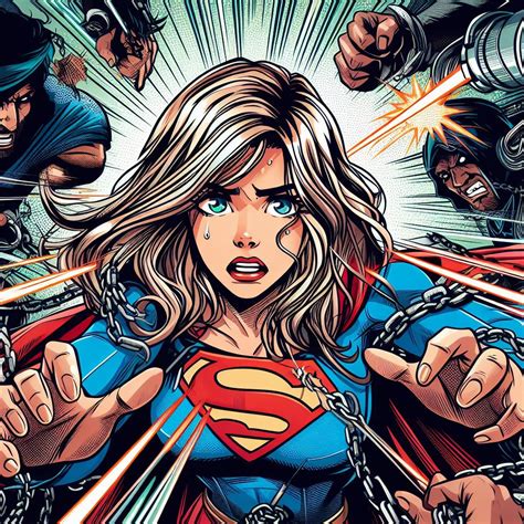 Attack On Supergirl Ai Art By Evandromarquesamv On Deviantart