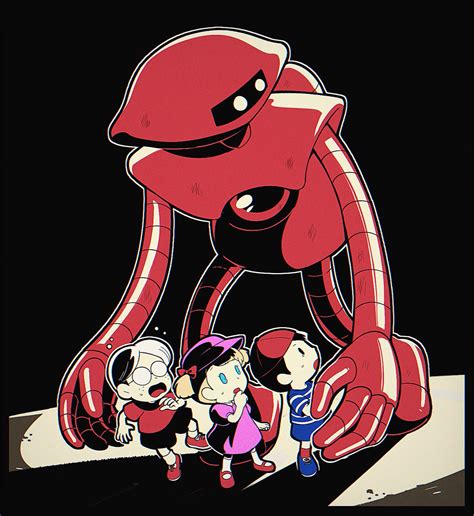 Ninten Ana Lloyd And Eve Mother And 1 More Drawn By Hoshistar