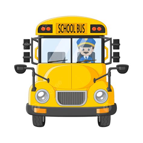 School Bus Driver Clipart 1003 Bus Driver High Res Vector Graphics
