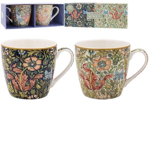 Compton Breakfast China Mugs Set Of 2 Allens