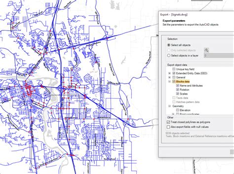 spatial manager for bricscad export data