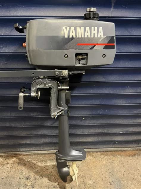 Yamaha 2hp Short Shaft 2 Stroke Outboard Boat Engine 10kg Serviced £