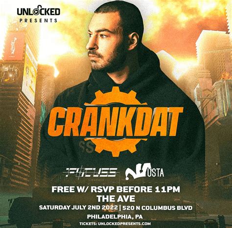 Crankdat Tickets At The Ave Live In Philadelphia By Unlocked Presents