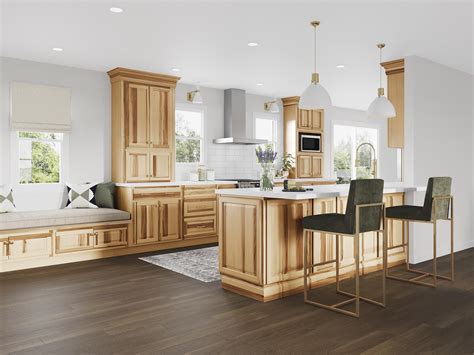 Hampton Bay Medium Oak Cabinets
