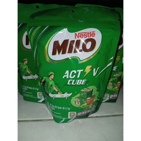 Jual Milo Activ Viral Nestle Milo Activ Cube Isi 25blok Milo 25