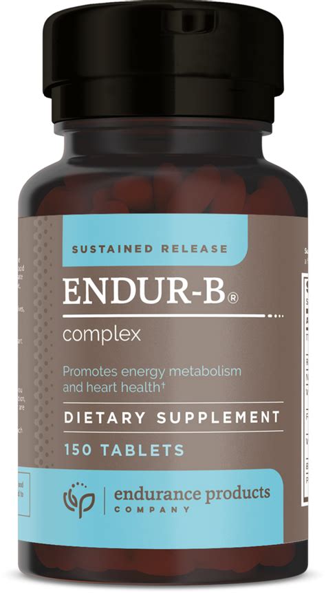 Endur B® Vitamin B Complex Sustained Release Supplement Endurance Products