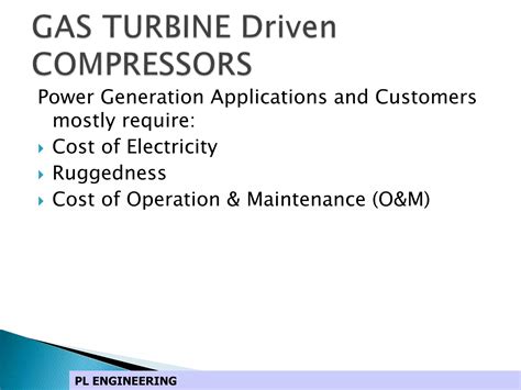Gas Turbine Driven Compressors Pptx