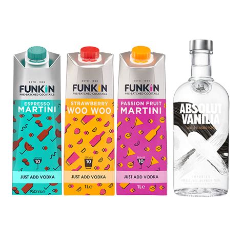 Funkin Irn Bru Vodka Martini 12 X 200ml Funkin Cocktails