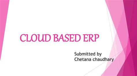 Cloud Based Erp Implementation Pptx