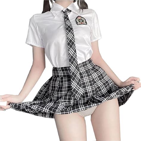 Amazon co jp Lumiwanna コスプレ JK 高校生 セクシー制服 点セット 半袖 学生服 セーラー服 女性衣装 コスチューム ハロウィン こすぷれ 夏服 女子高生制服