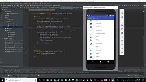 How To Build A Custom Launcher In Android Studio Part Two Android Authority