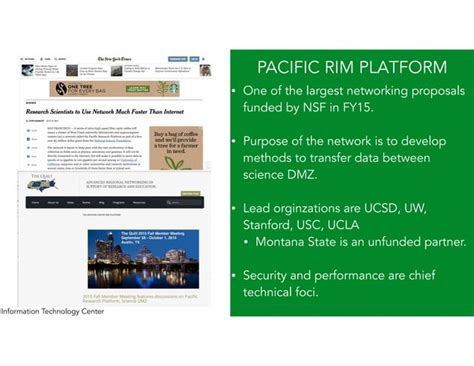 high performance cyberinfrastructure and data services ppt