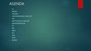 Basic Command Of Hadoop PPTX Operating Systems Computer Software And Applications
