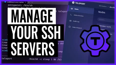 manage all your ssh servers with teleport