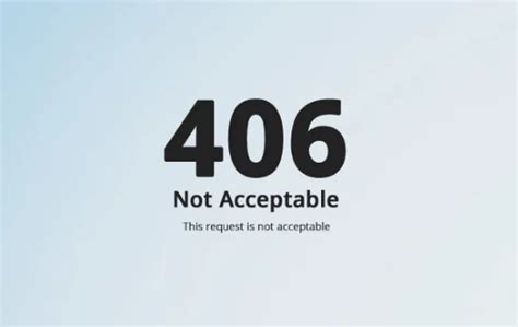 How To Fix 406 Not Acceptable Error Quick Solutions