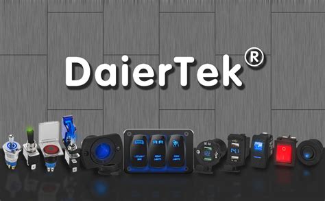 Daiertek Mini Rocker Switch T85 2 Pin Spst Small On Off Appliance On