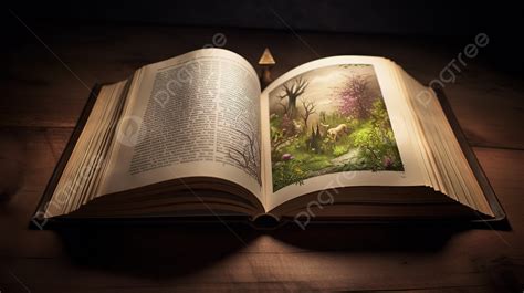장면이 있는 펼친 책 책 속의 그림 배경 일러스트 및 사진 무료 다운로드 Pngtree