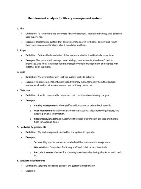 Requirement Analysis For Library Management System Pdf Requirement Analysis For Library Management System Pdf