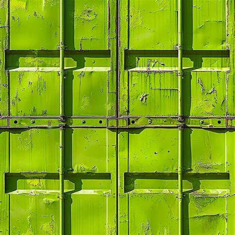 Premium Photo Texture Of A Green Metallic Maritime Transport Container
