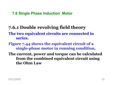 Single Phase Induction Motor Pptx
