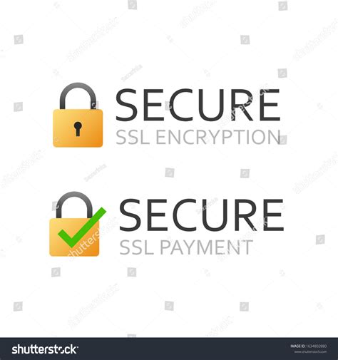 Ssl Secure Certificate Icon Safe Vector Stock Vector Royalty Free