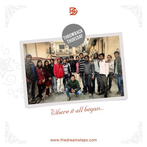 dream steps technologies on linkedin throwback teamthrowback