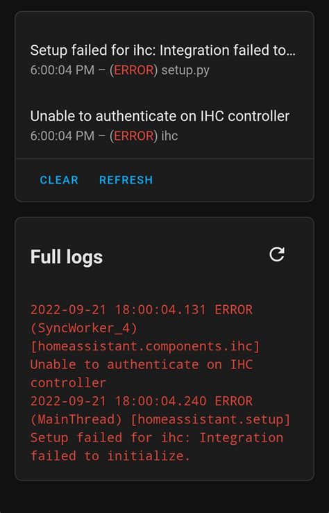 Cant Connect To Ihc Els Hub Configuration Home Assistant Community