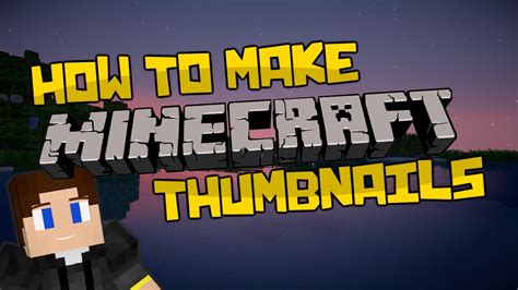 How To Make Professional Minecraft Thumbnails For Free YouTube