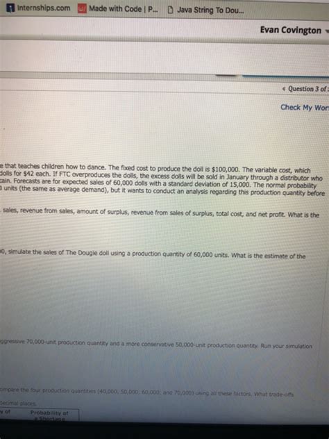 i just need part d all answers were generated using