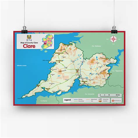 Clare County Map 4schoolsie