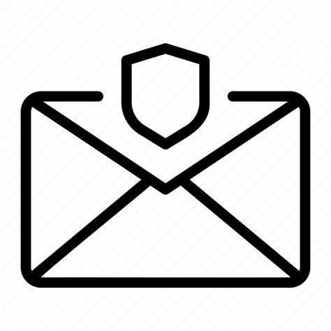 Secure Email Security Safe Mail Protection Envelope Icon