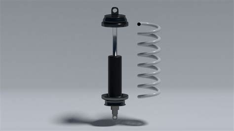 코일 오버 스프링 완충기 3d 모델 12 Fbx 3ds Obj Free3d