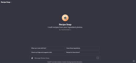 Recipe Snap