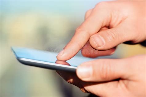 Woman Hands With Tablet Computer Stock Image Image Of Hand Ipod